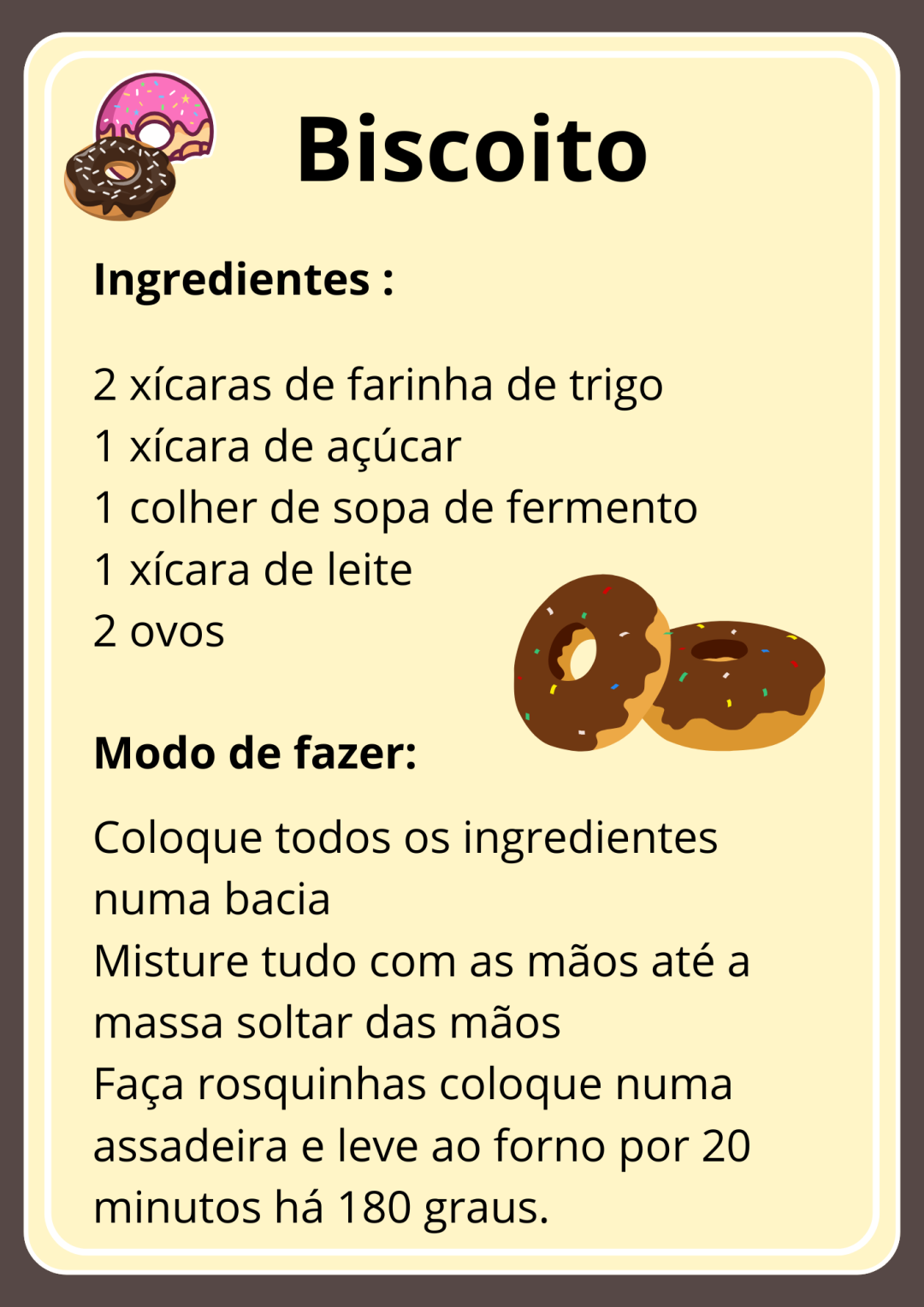 KIT SEQUÊNCIA DIDÁTICA – TEMA: Cozinhando e Aprendendo – A Receita do ...