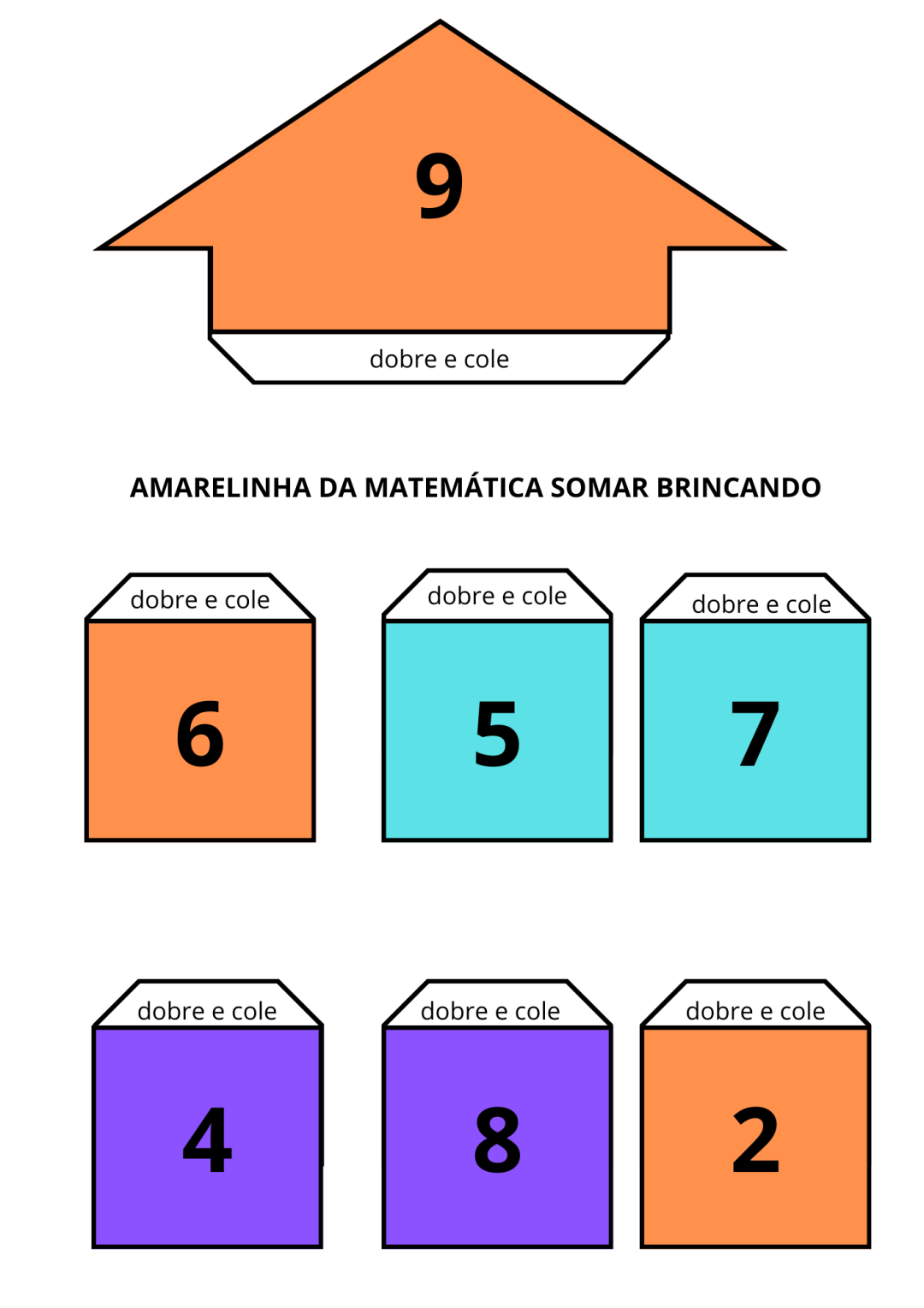 AMARELINHA DA MATEMÁTICA SOMAR BRINCANDO NÚMEROS SIMPLES – Tempo Pedagógico