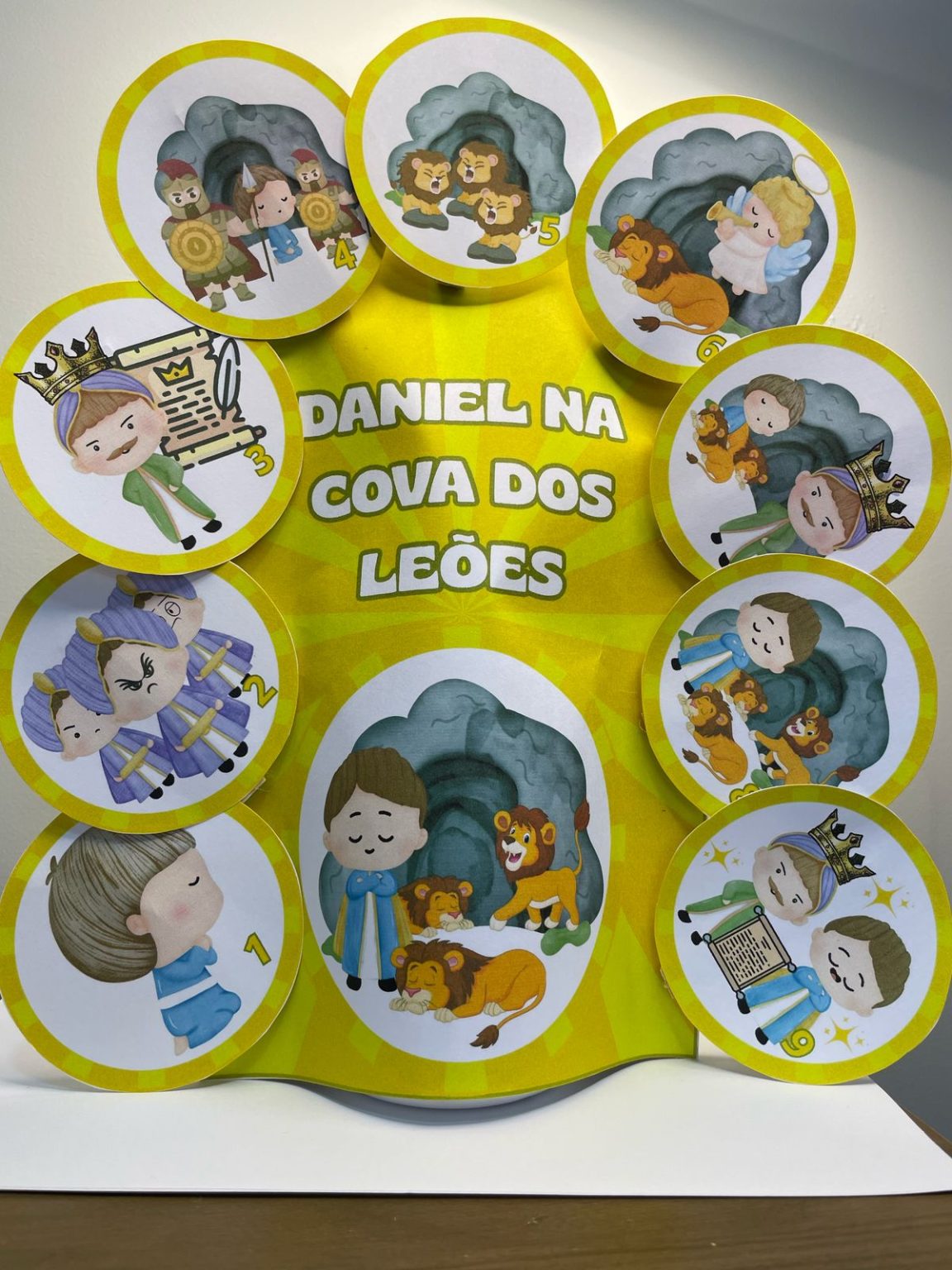 kit Luva de História – Daniel na Cova dos Leões – Tempo Pedagógico