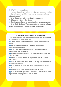 kit Luva de História – Daniel na Cova dos Leões – Tempo Pedagógico