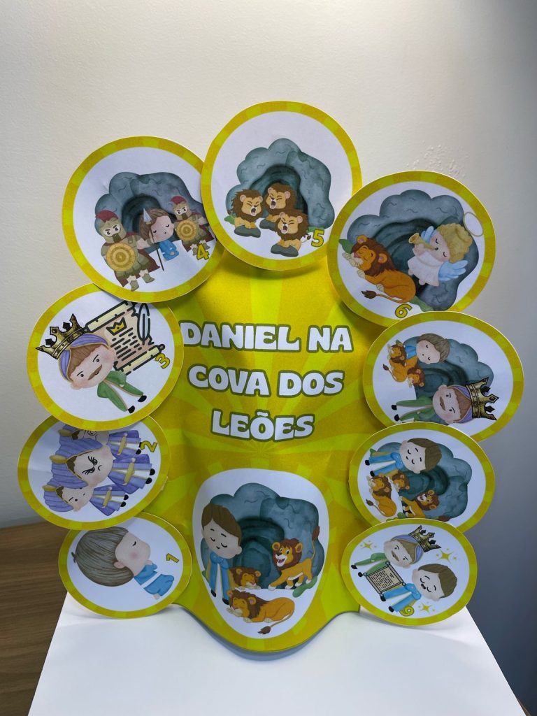 kit Luva de História – Daniel na Cova dos Leões – Tempo Pedagógico