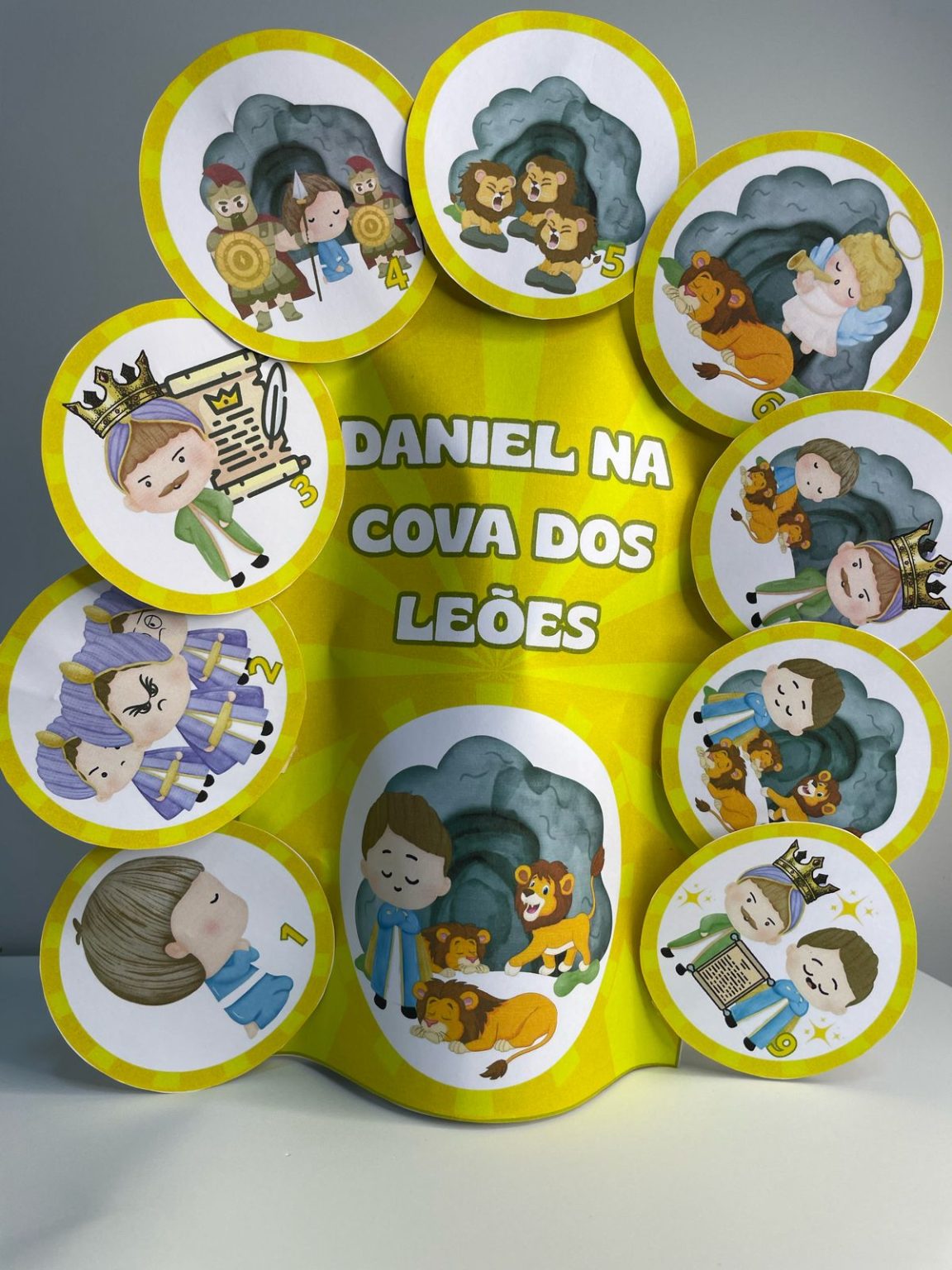 kit Luva de História – Daniel na Cova dos Leões – Tempo Pedagógico