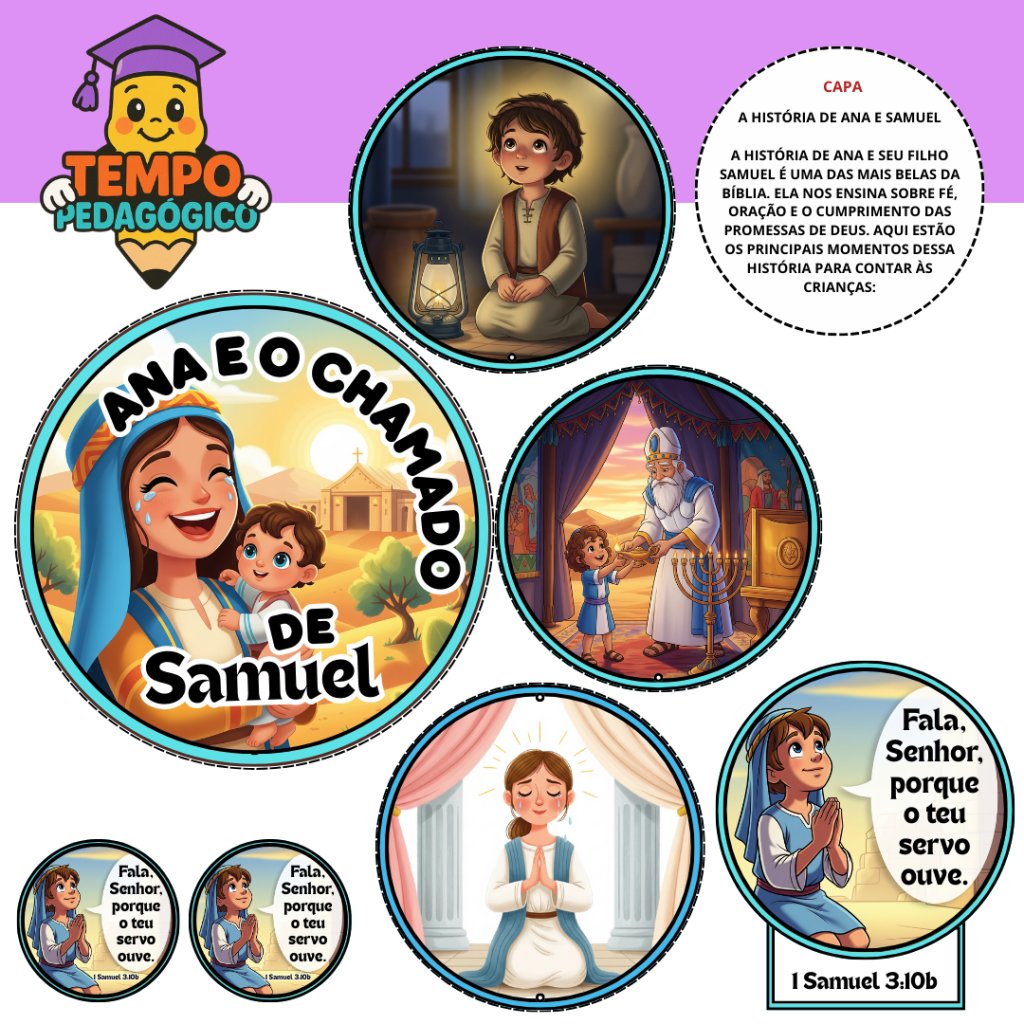 RECURSO ARTICULADO “ANA E O CHAMADO DE SAMUEL” – Tempo Pedagógico