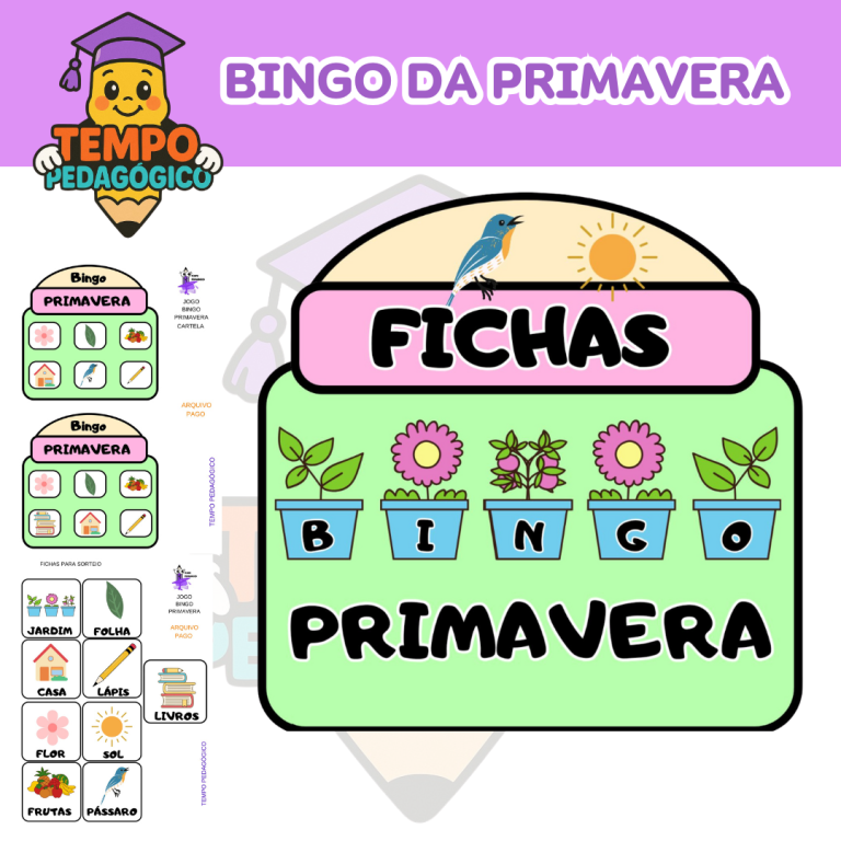 Bingo da Primavera – Tempo Pedagógico